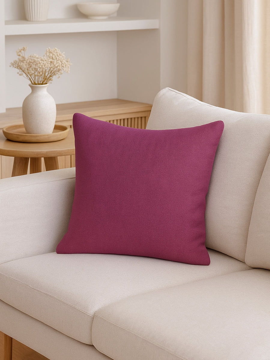 So Soft Linen Violet Pillows – Anaya